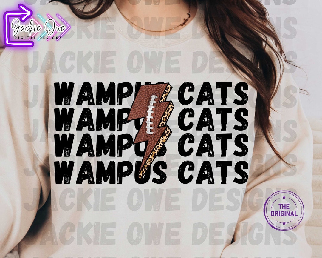 Wampus Cats Png, Wampus Cats Football Png, Wampus Cats DTF Shirt Design ...