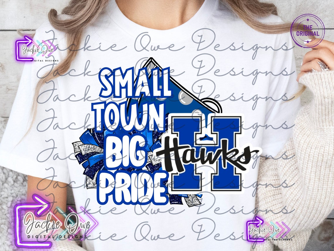 Small Town Big Pride Hawks Png, Hawks Football Png, Hawks Mascot Png ...