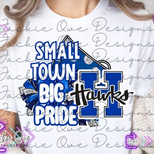 Small Town Big Pride Hawks Png, Hawks Football Png, Hawks Mascot Png ...