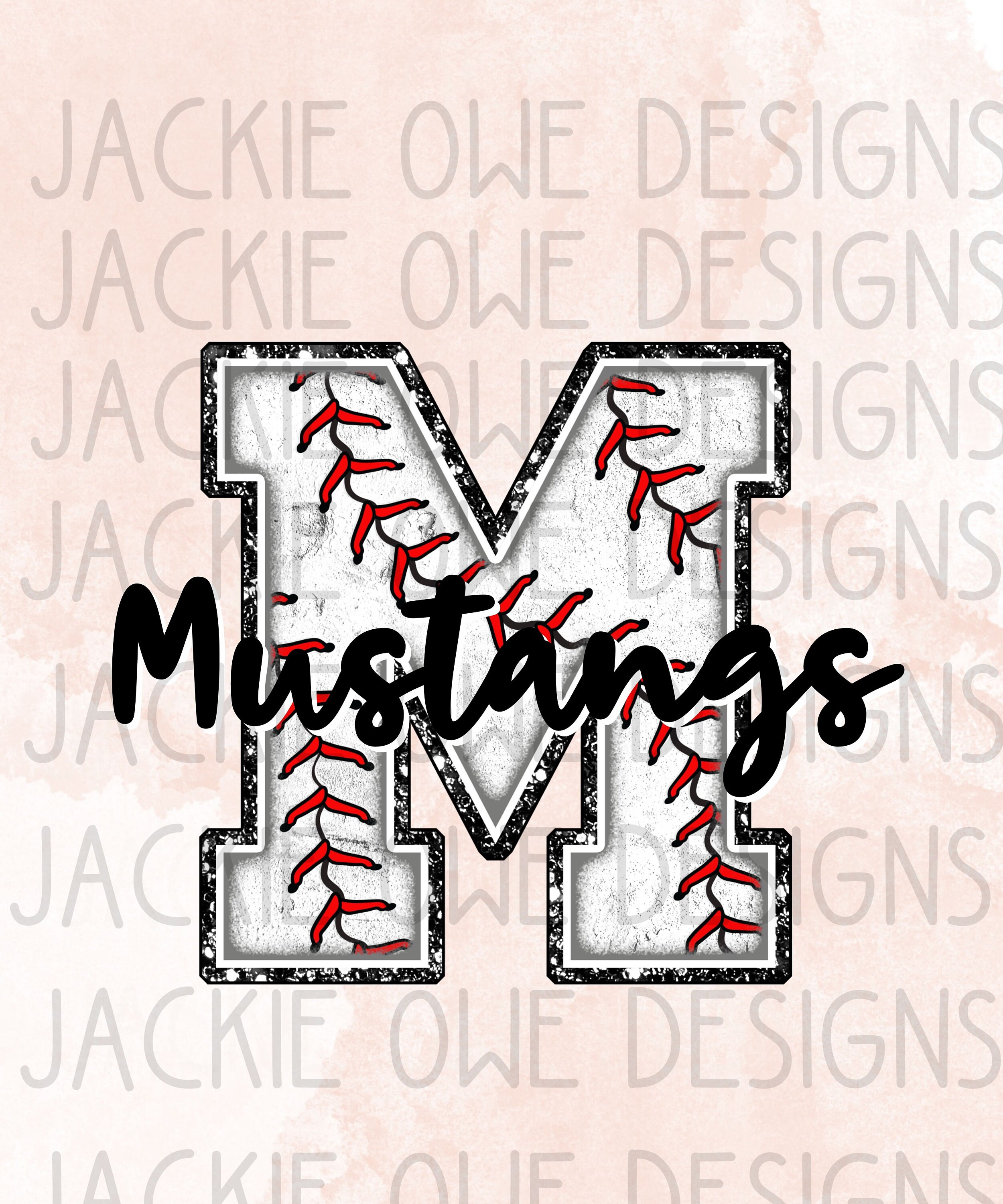 Mustangs Baseball Png Game Day Png Mustangs Baseball - Etsy