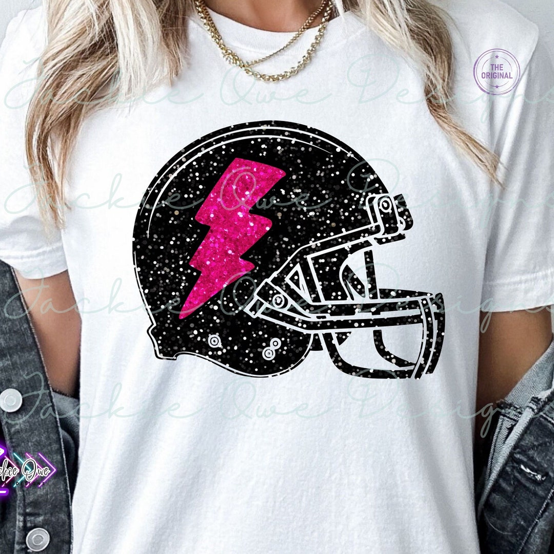 Black Glitter Football Helmet Png Football Png Pink Glitter Helmet ...