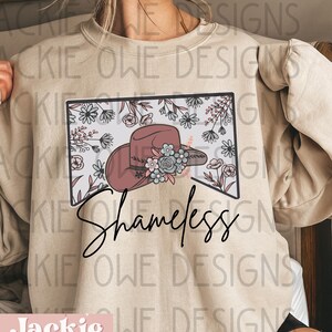 Shameless Png, Song Lyrics Png, Cowgirl Png, Boujee Western Png, Punchy ...