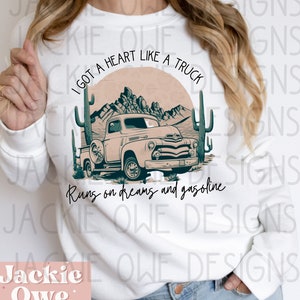 Heart Like a Truck Png, Song Lyrics Png, Cowgirl Png, Boujee Western ...