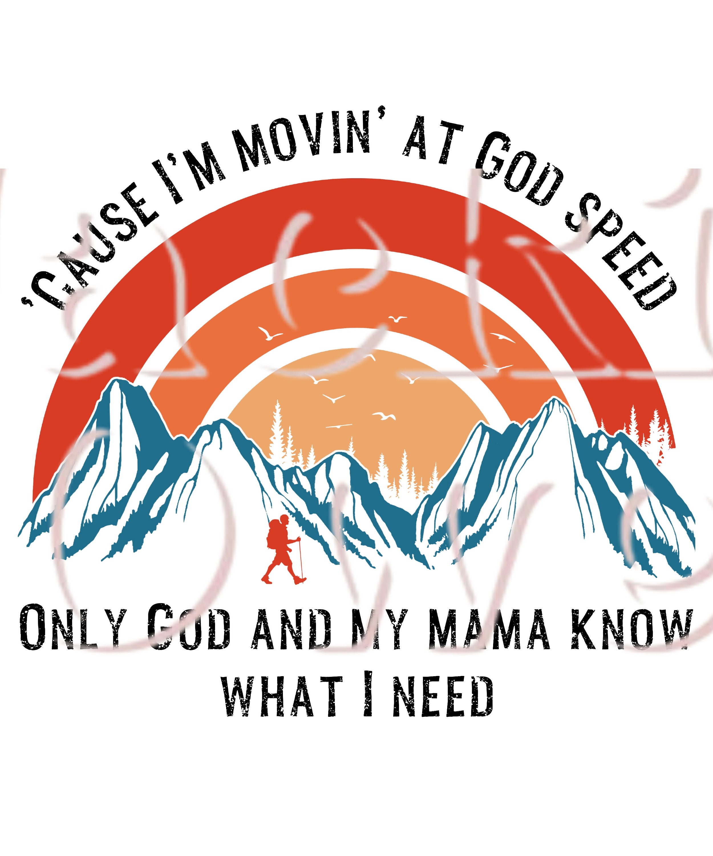 God Speed Png Song Lyric Png Something in the Orange - Etsy