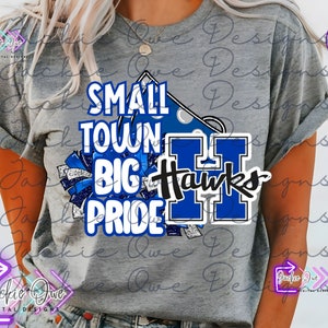 Small Town Big Pride Hawks Png, Hawks Football Png, Hawks Mascot Png ...