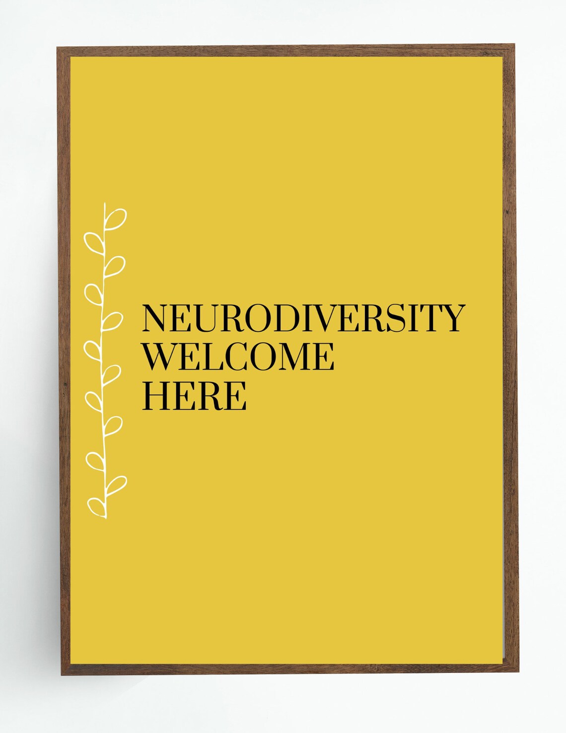 Neurodiversity Welcome Here Autism Poster, ADHD Wall Art, Downloadable ...