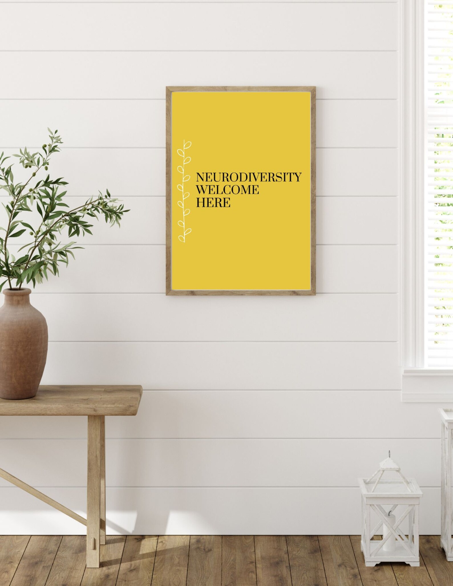 Neurodiversity Welcome Here Autism Poster, ADHD Wall Art, Downloadable ...