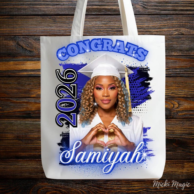 Editable Blue Graduation T-shirt Template, Class of 2026, DIY ...