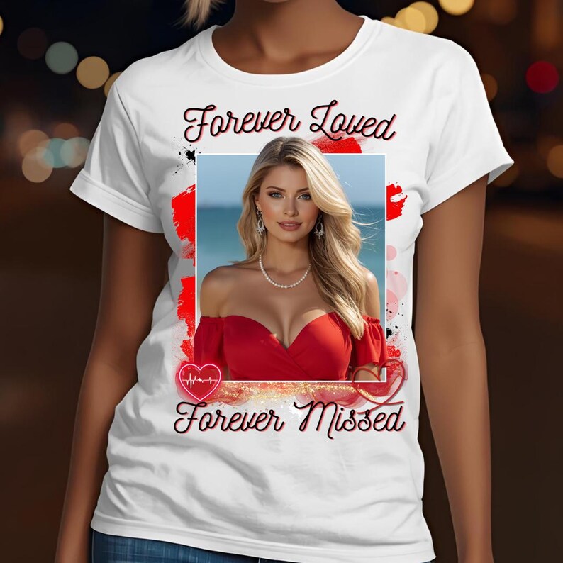 Memorial Shirt Canva Editable Template • Obituary Photo Design Bundle ...