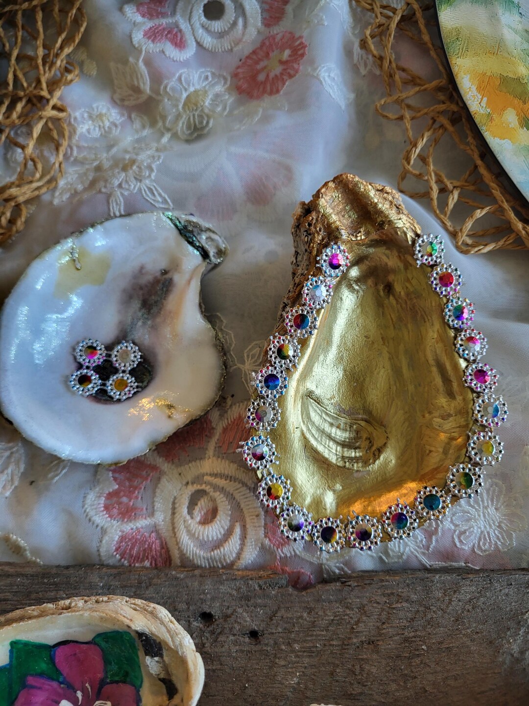 Decorative Oyster Shell - Etsy