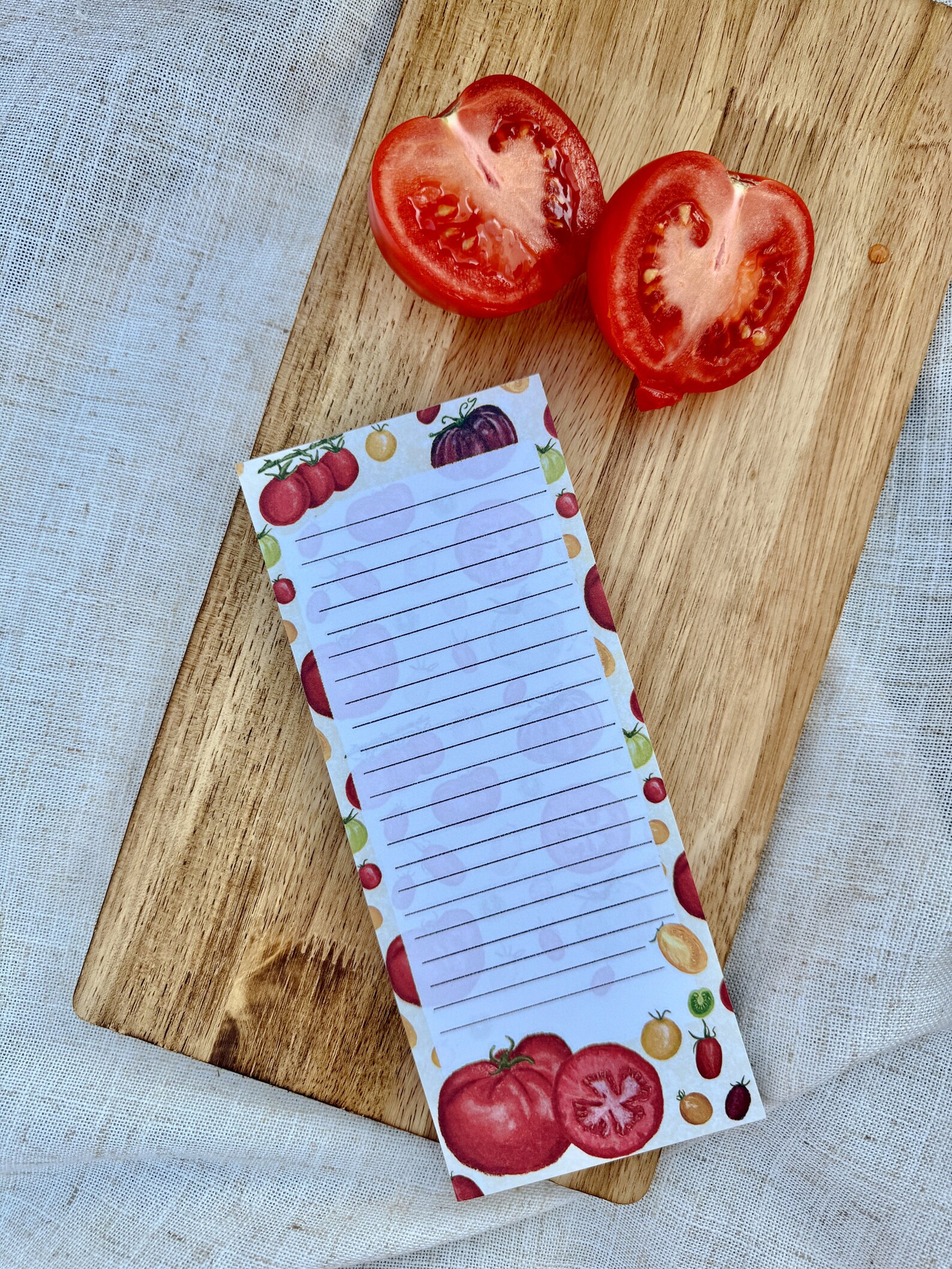 Tomato Notepad | Stationary | Grocery List | Farmers Market | Heirloom - Etsy