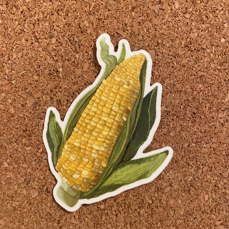 Funny Corn Decal - Etsy