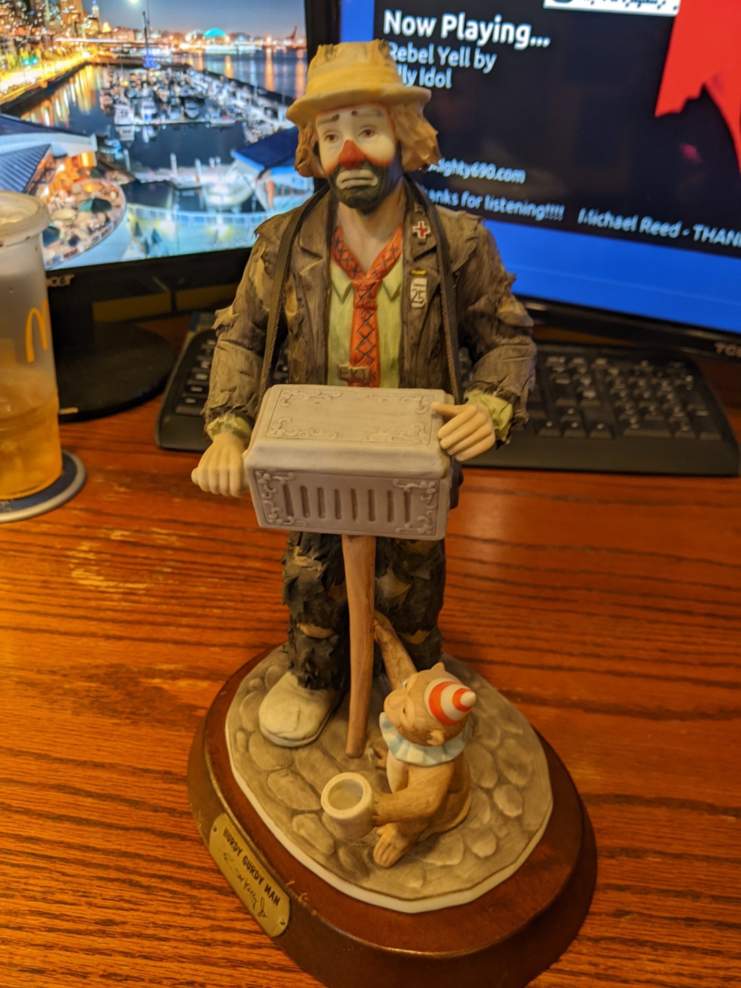 EMMETT KELLY JR the Hurdy Gurdy Man - Etsy