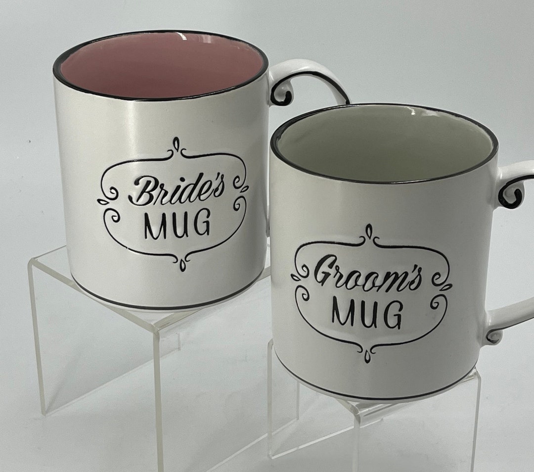 Perfect Bride and Groom Mugs - Wedding or Bridal Gifts - Etsy