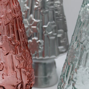Pink Glass Christmas Tree - 100% Recycled (holiday Decor) - Multiple ...