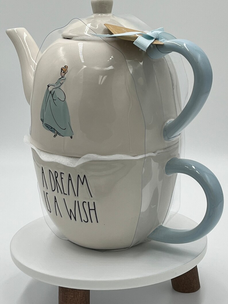 Rae Dunn Disneys Cinderella Tea Pot & Cup Set - Etsy