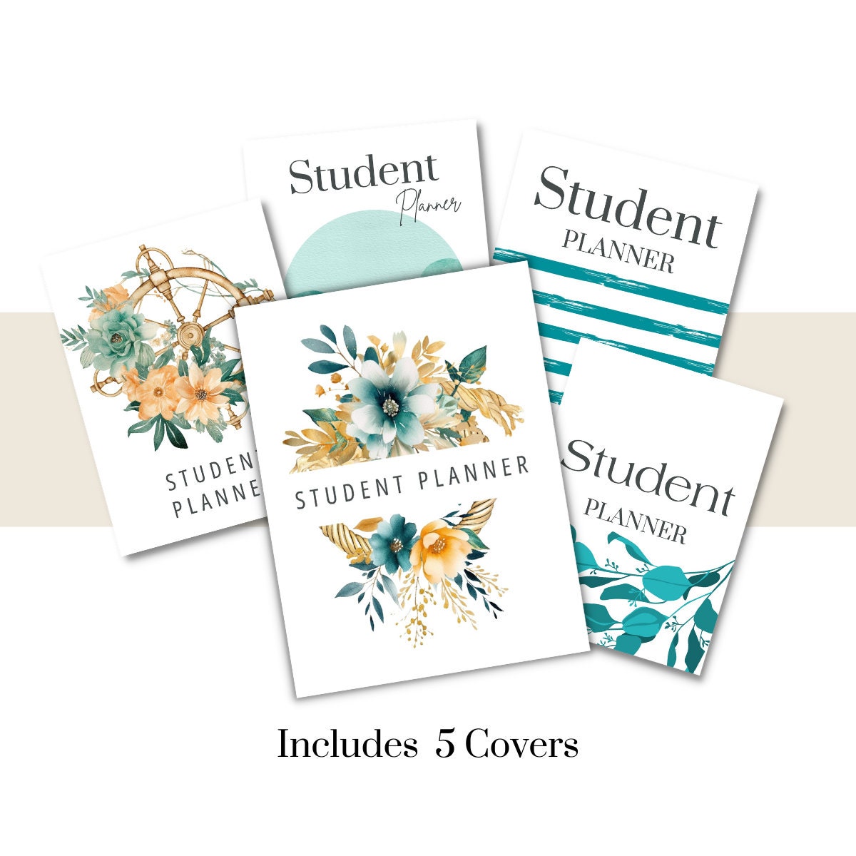 Student Planner Printable | Undated PDF Planner | Academic Organizer ...