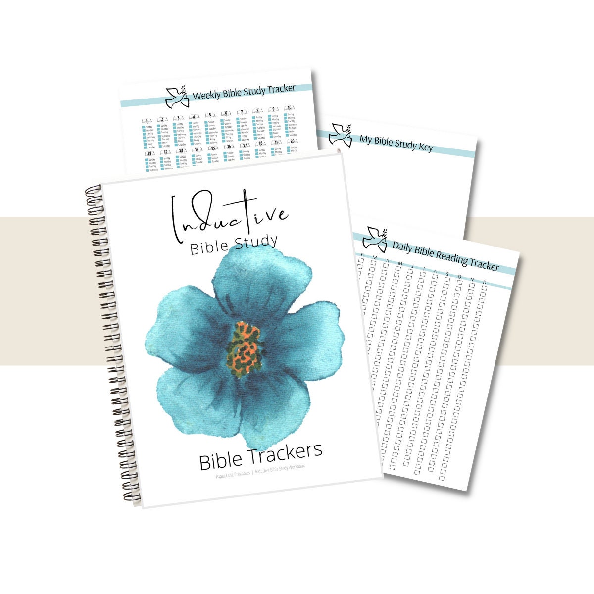 Inductive Bible Study Workbook | Printable Bible Study Planner for ...