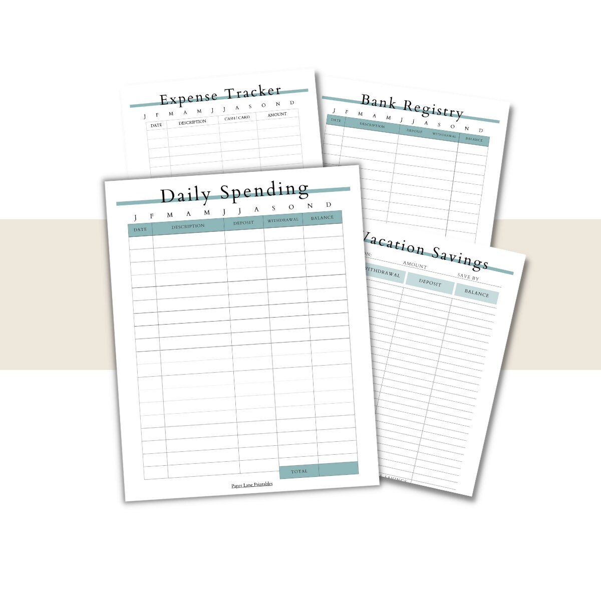 Student Budget Planner | Financial Management, Expense Tracker (digital ...