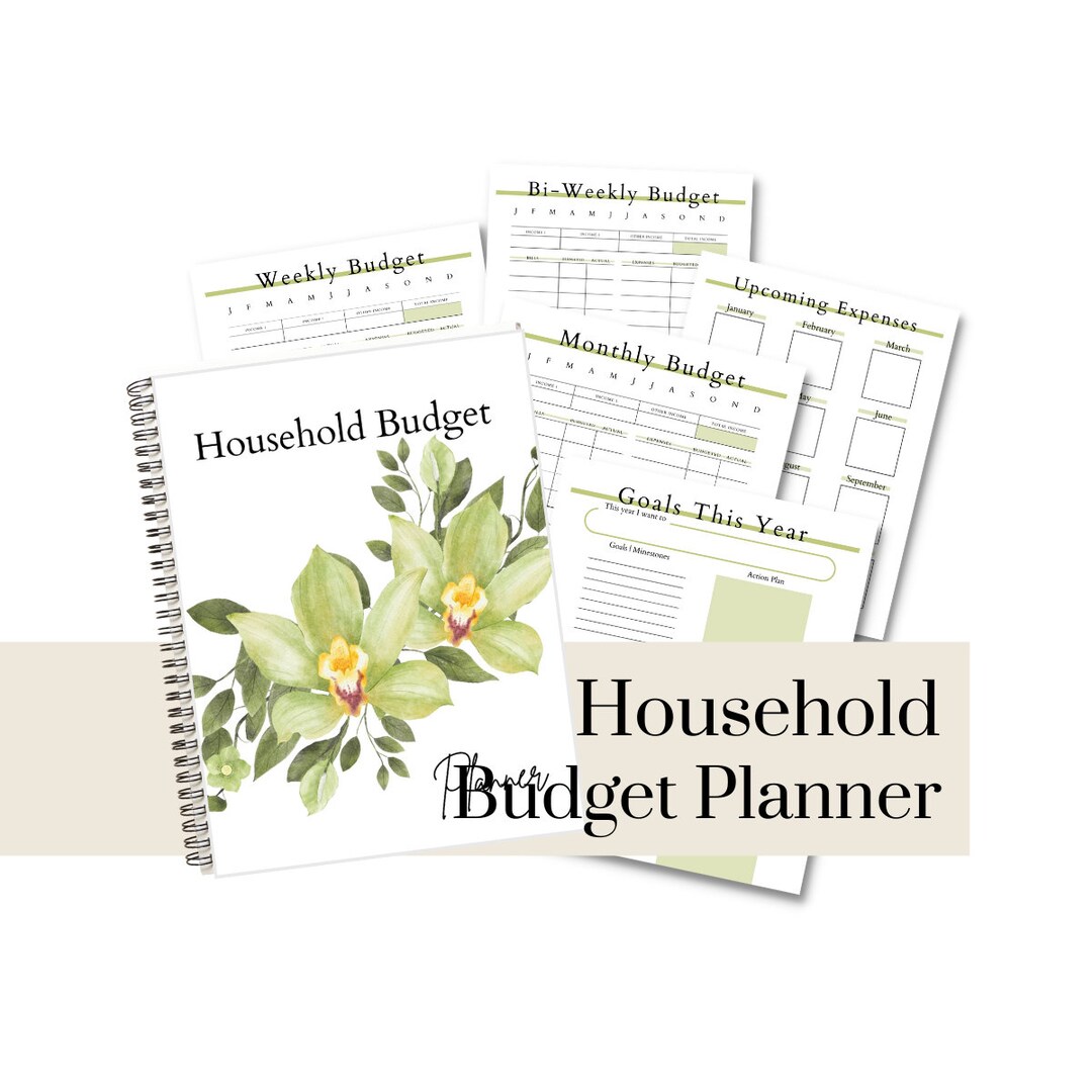 Household Budget Planner | Printable PDF for Effective Money Management ...