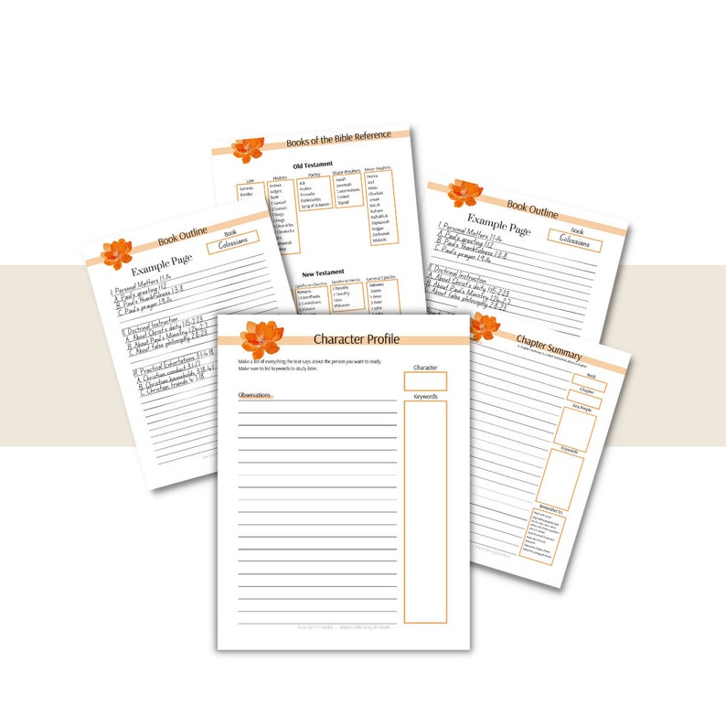 Inductive Bible Study Workbook | Christian Women's Scripture Guide (PDF ...