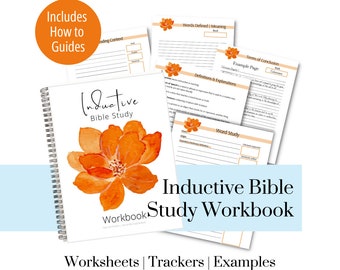 Inductive Bible Study Workbook | Printable Bible Study Planner for ...
