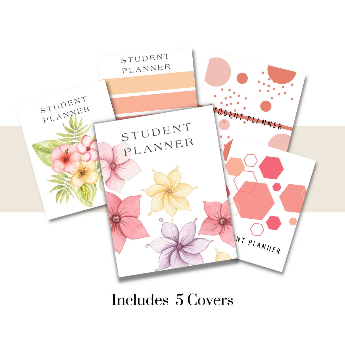 Student Planner Printable | Undated PDF Planner | Academic Organizer ...