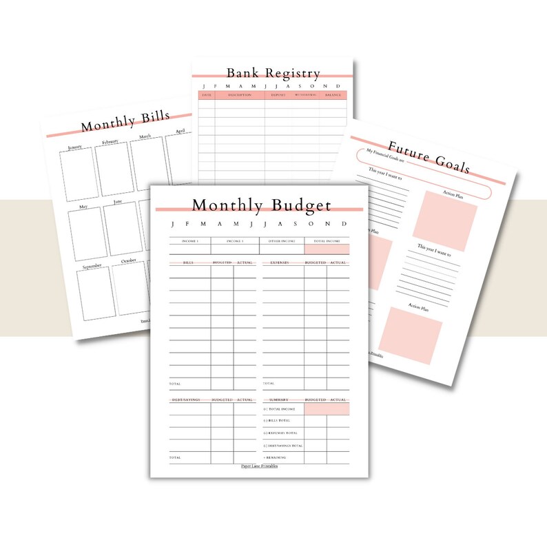 Student Budget Planner | Printable PDF Student Budget | Manage Money ...