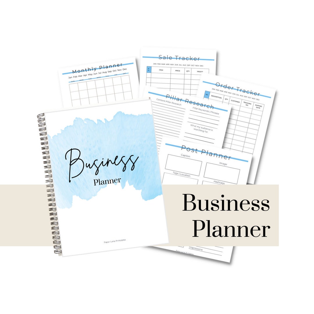 Business Planner Printable | Boost Productivity and Organize Your ...