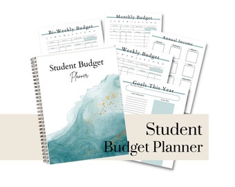Student Budget Planner | Printable PDF Student Budget | Manage Money ...