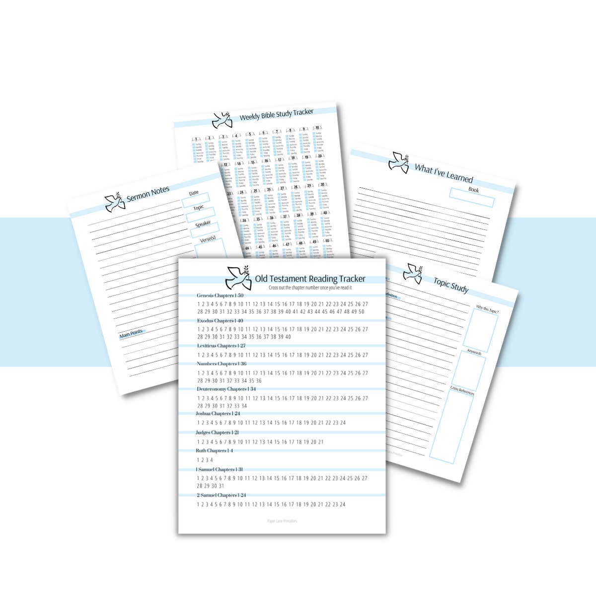 Bible Study and Devotional Printable PDF Workbook Meaningful - Etsy