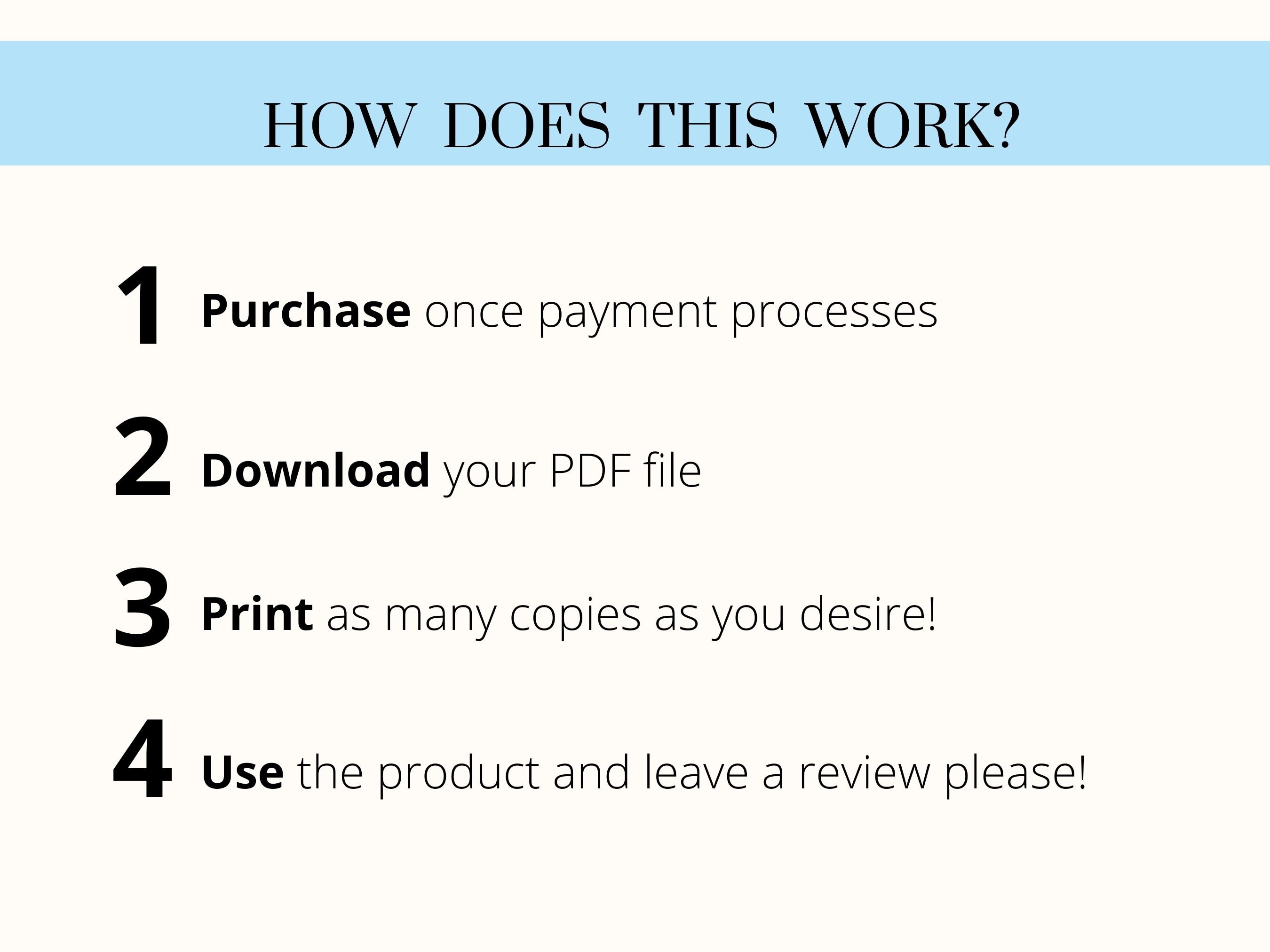 Project Planner Pack PDF Printable | Instant Download | Productivity ...
