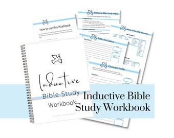 Inductive Bible Study Template/guided Bible Study/ Scripture - Etsy