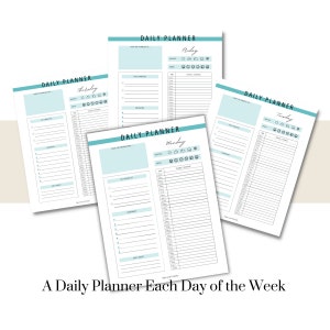 Undated Student Planner | Academic Organizer (PDF Printable) - Etsy