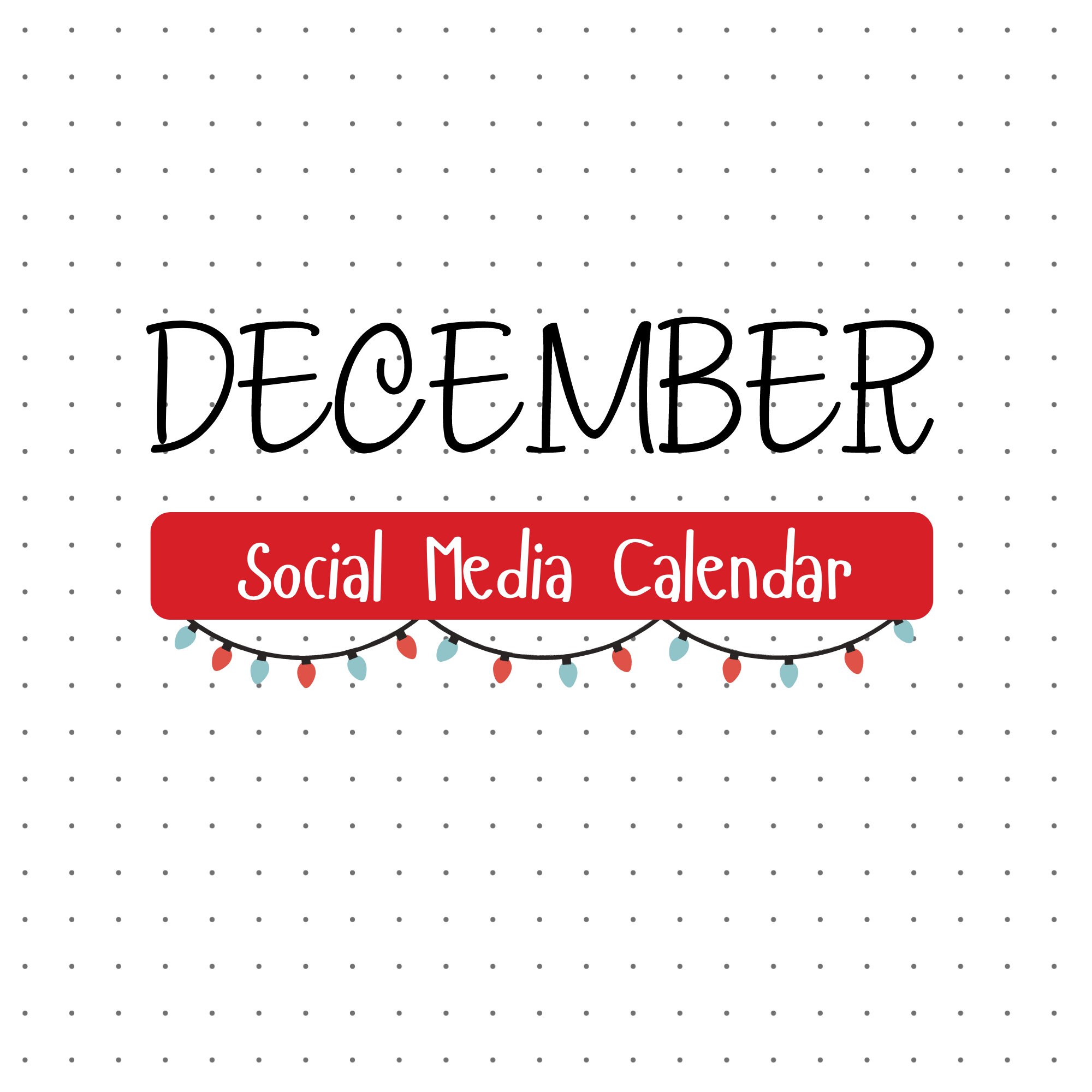 December 2022 Calendar Clipart