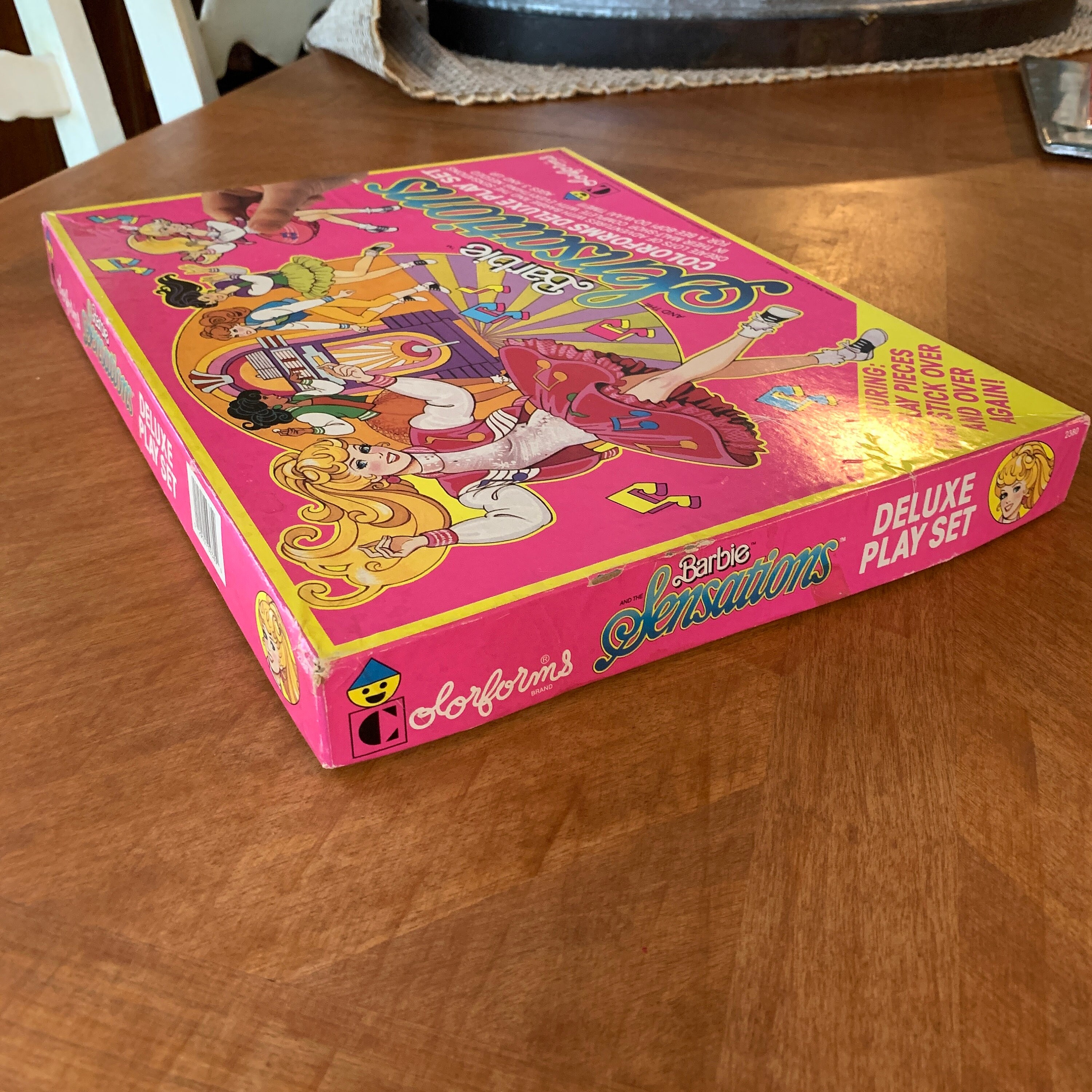 Rare Vintage Barbie Sensations Colorforms Deluxe Play Set 1988 - Etsy