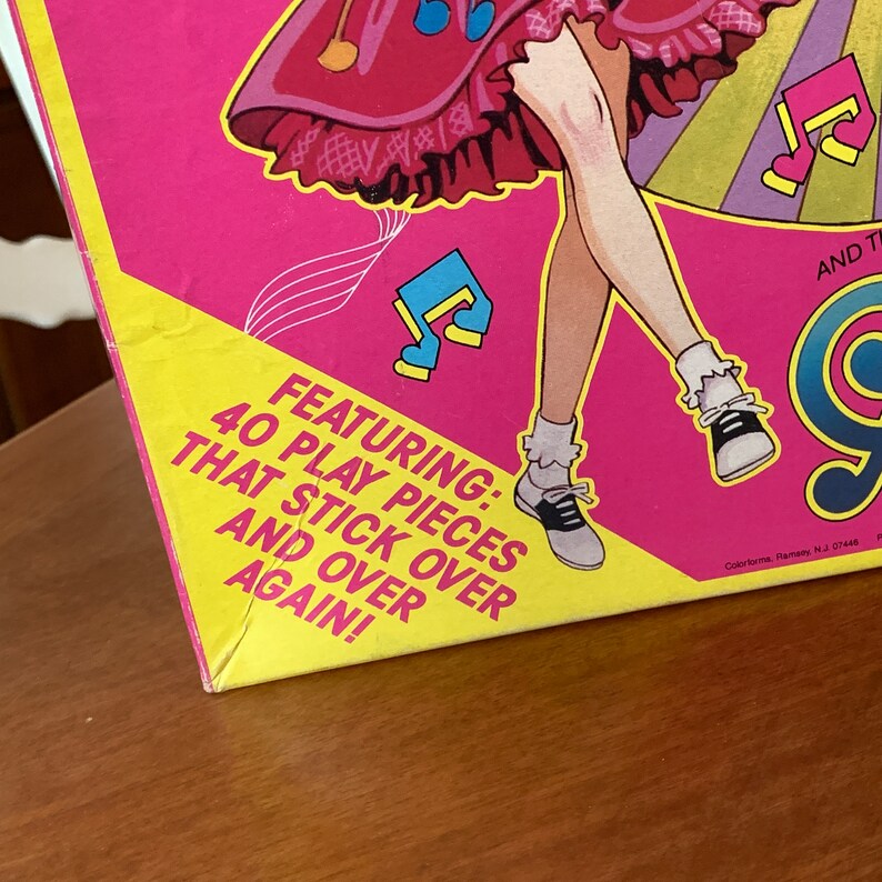 Rare Vintage Barbie Sensations Colorforms Deluxe Play Set 1988 - Etsy