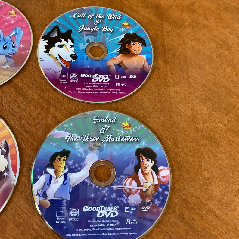 Animated Classics Collection II - DVD Collection From Goodtimes ...