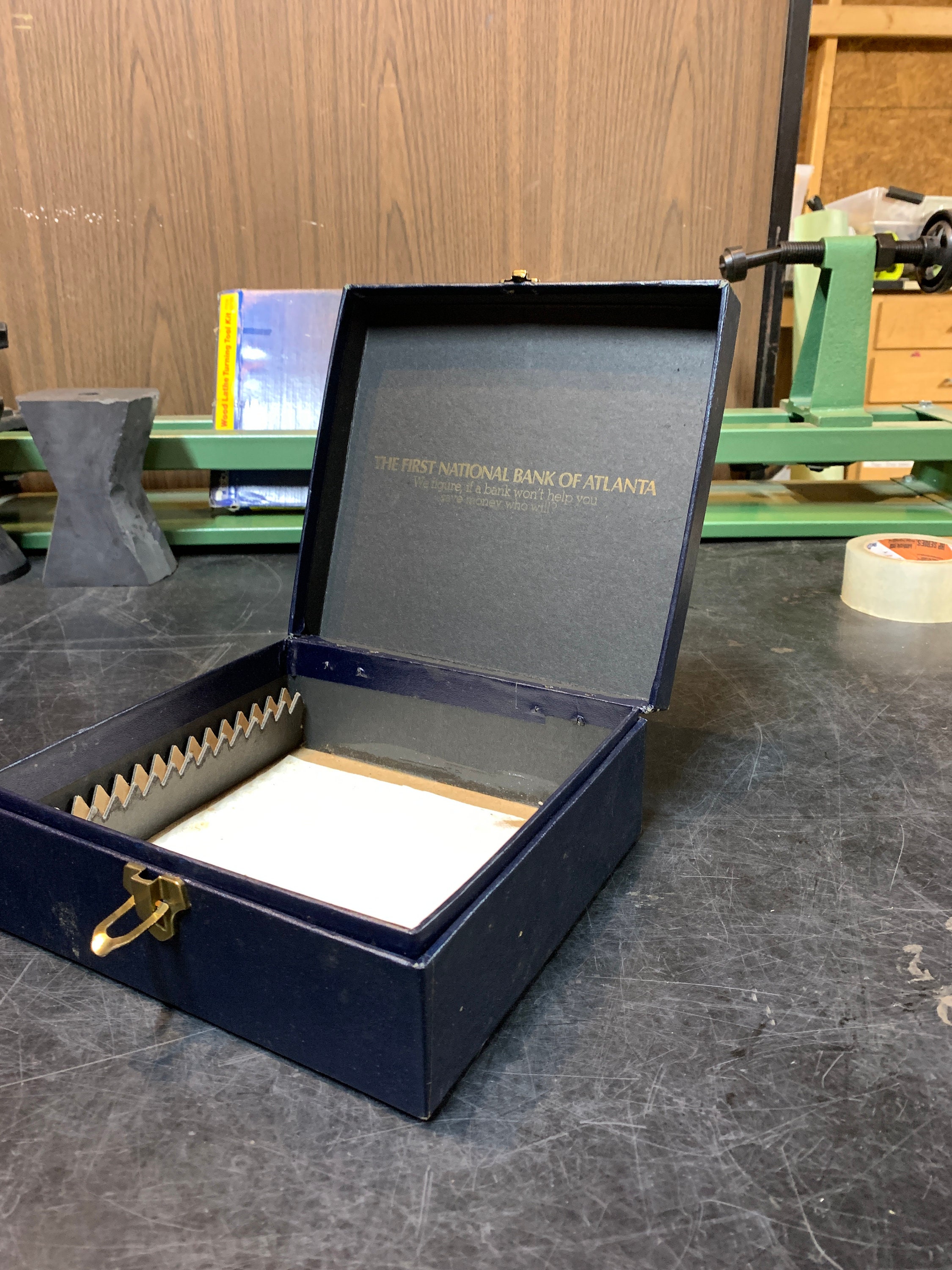 Bank Box From the First National Bank of Atlanta , *8" X 9" X 4" - Etsy