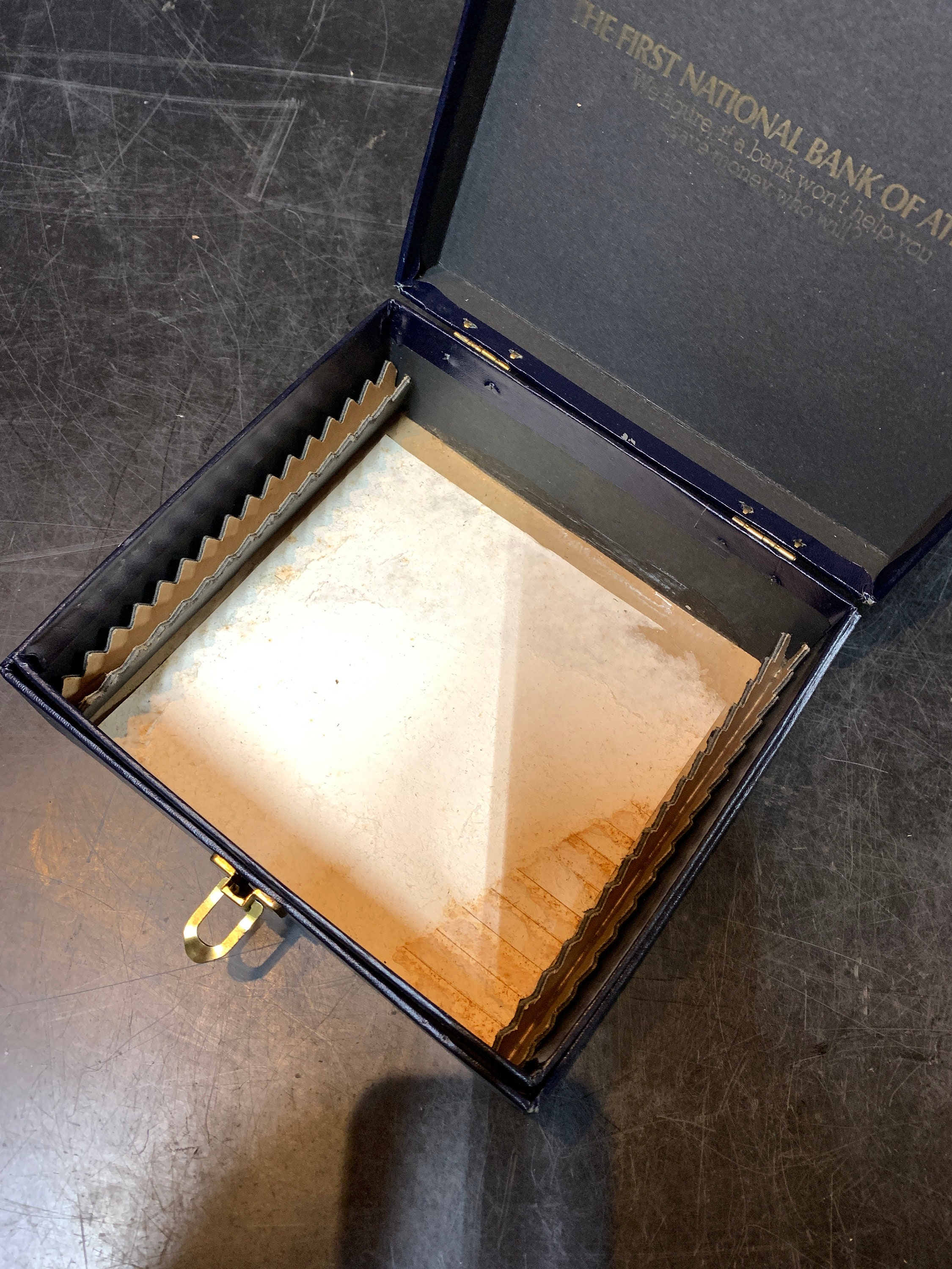 Bank Box From the First National Bank of Atlanta , 8 X 9 X 4 - Etsy