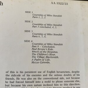 The Courtship of Miles Standish & Other Poems - Vinyl Record Collection ...