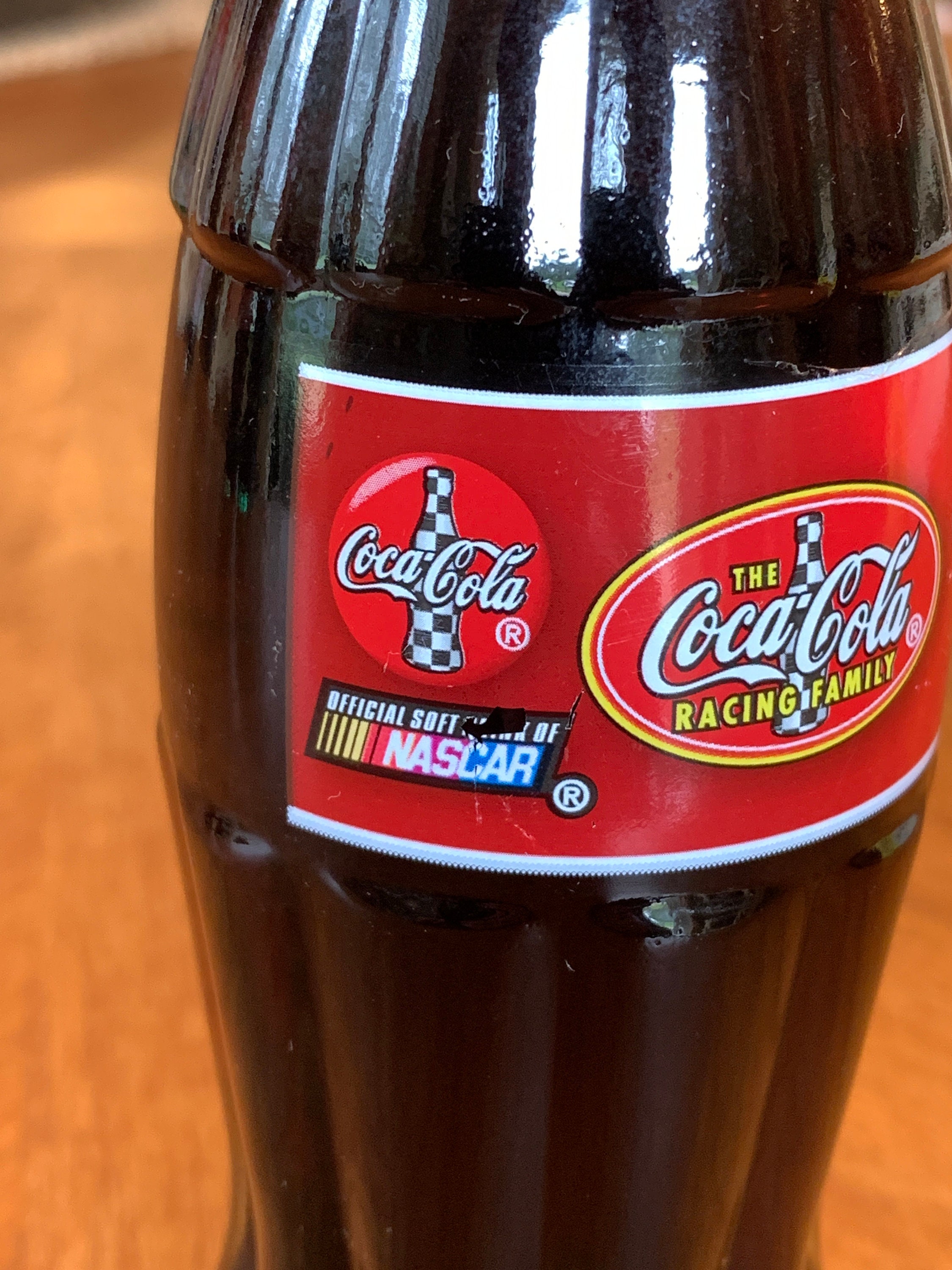 The Coca Cola Racing Family Official Soft Drink of NASCAR 8 Oz Bottle ...