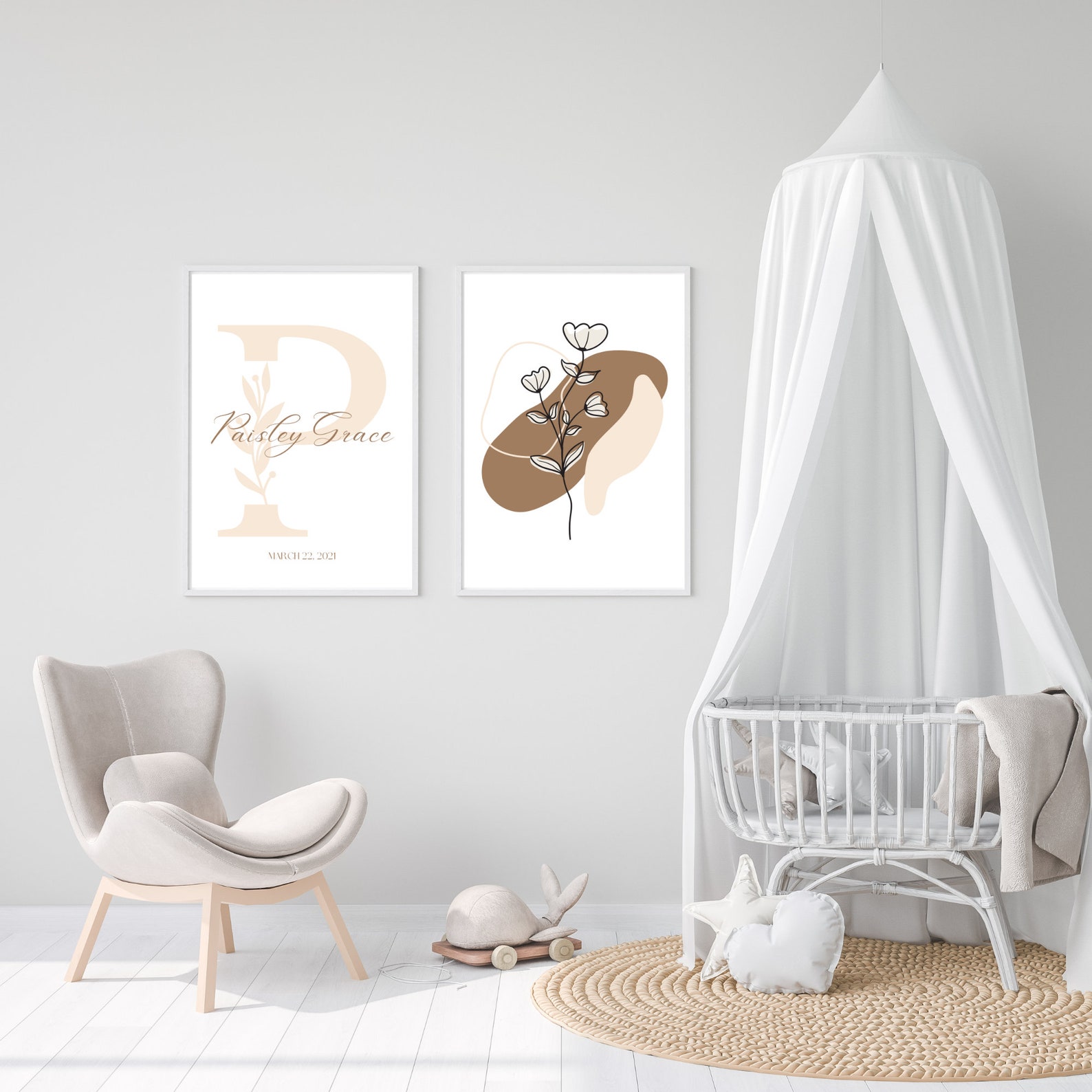 Nursery Customized Name, Nursery Wall Art, Nursery Name Wall Art ...