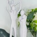 Family of 4 Statue | Family Decor | White Marble - Etsy