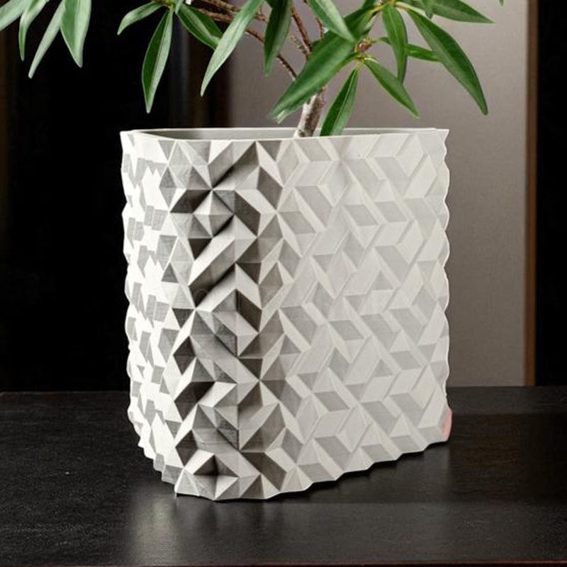 Geometric Planter - Etsy