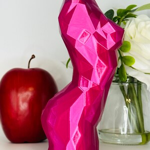 Luxe Female Torso Statue Figure Low Poly Style Dazzling - Etsy