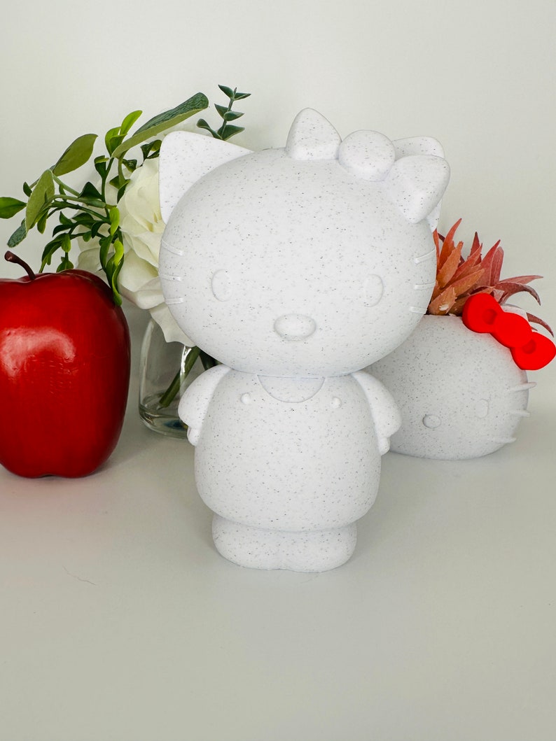 Hello Kitty Statue White Marble - Etsy