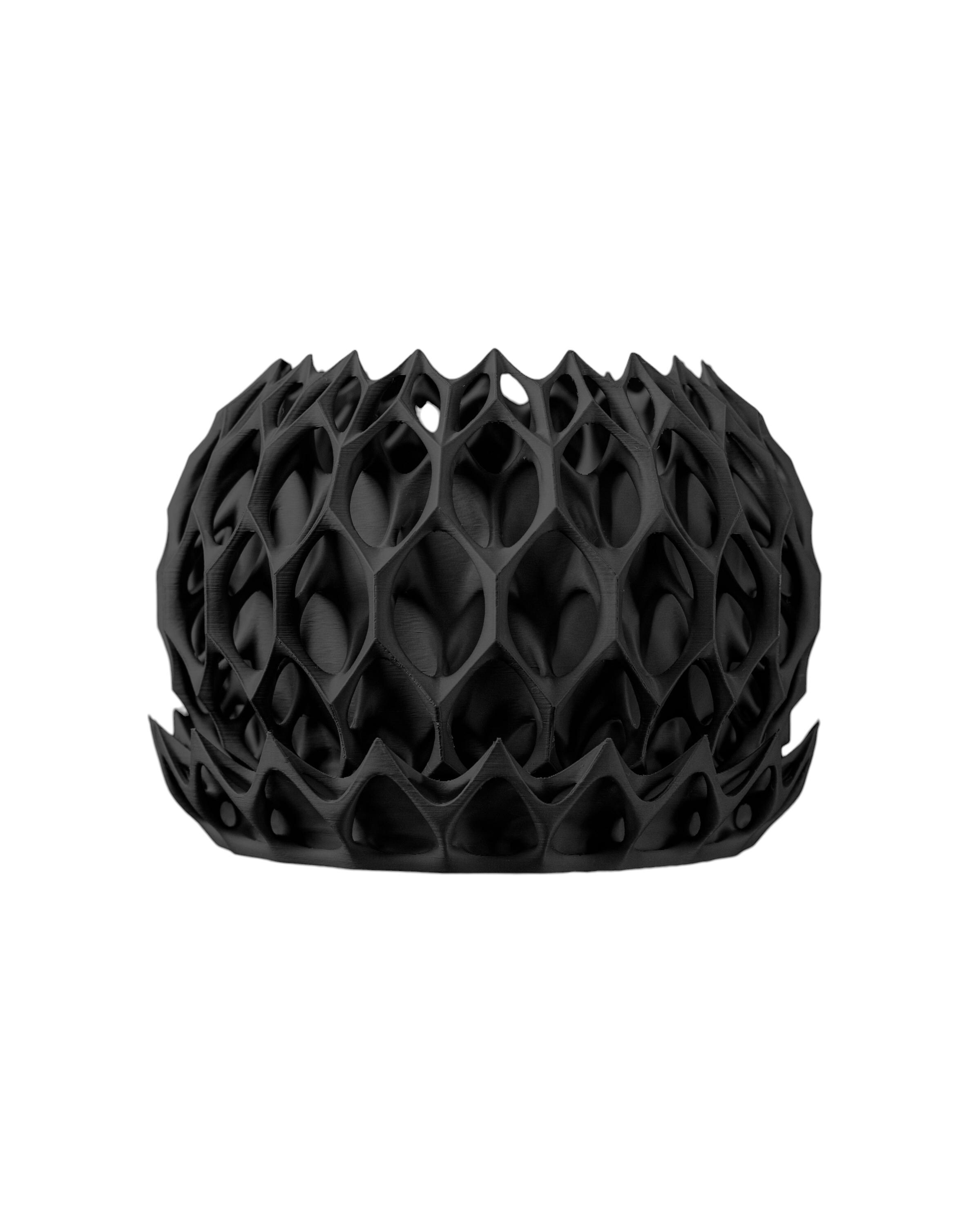 Obsidian Hive Planter, Modern Geometric Pot, Drainage Hole – Sci-fi ...
