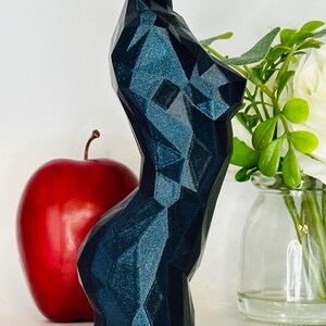 Luxe Female Torso Statue Figure Low Poly Style Dazzling - Etsy