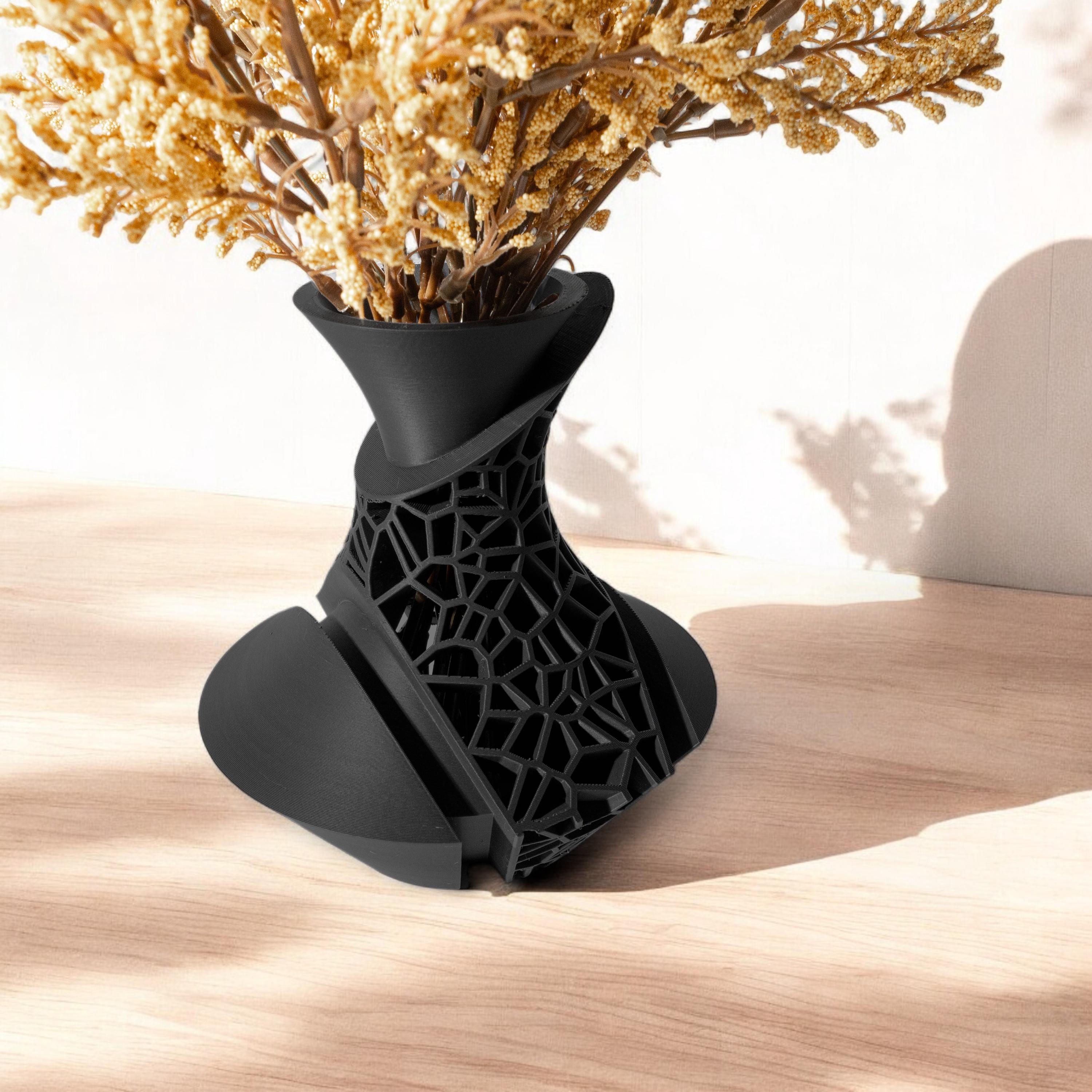 Neural Grid Vase – Modern Decor, Dried, Preserved Flowers, Succulent ...
